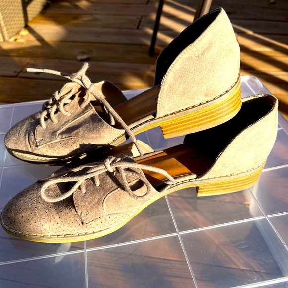 Indigo | Shoes | Freda Salvadorlike Style Tanlight Beige Dorsay Loafers ...
